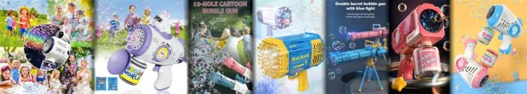 CONUSEA N-Hole Electric Rocket Boom Bubble Gun - Rocket Boom Bubble Gun